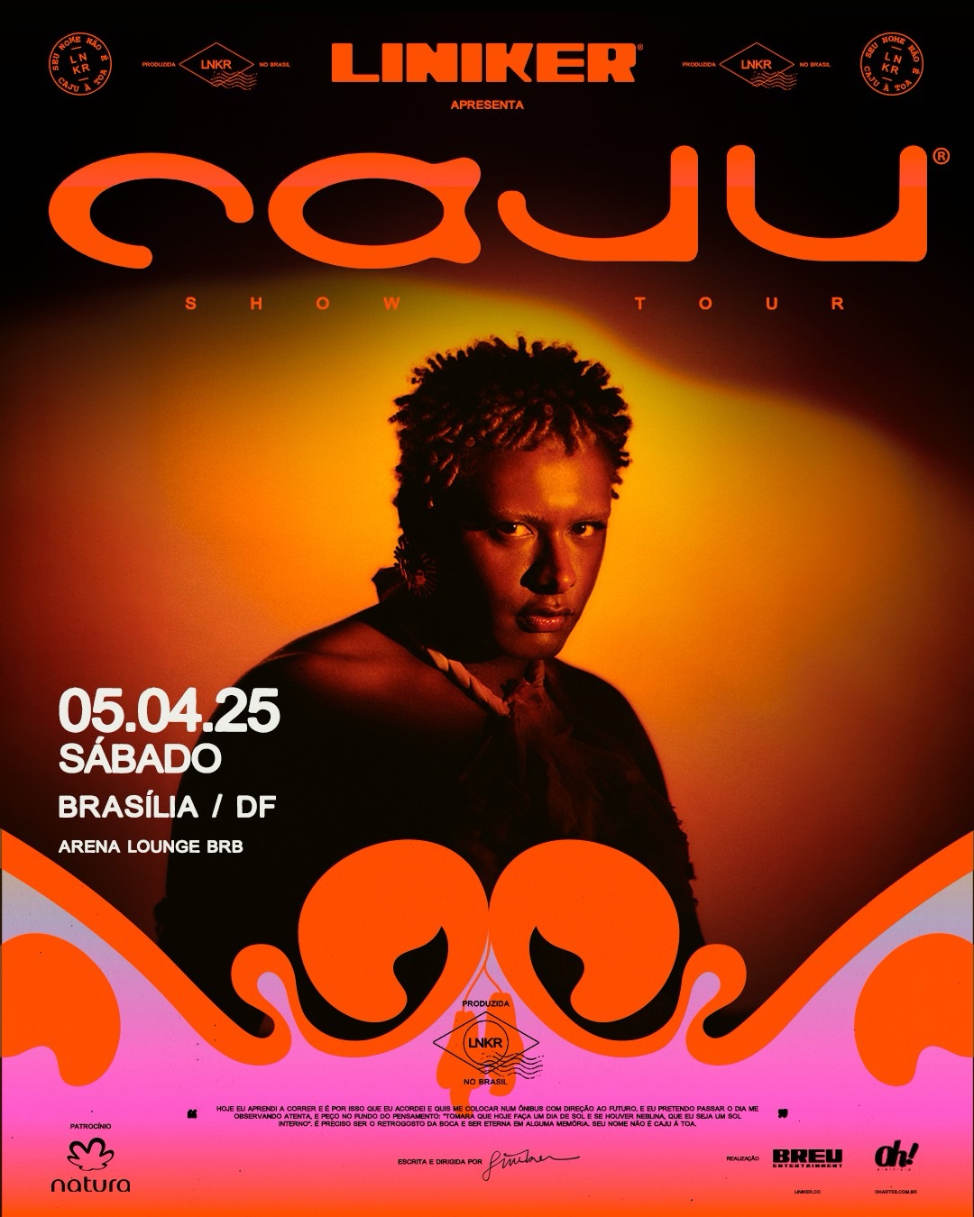 Liniker apresenta turnê de CAJU, em Brasília, na Arena Lounge BRB ...